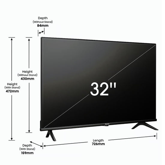 Televisor Hisense 32" Smart TV Led HD VIDAA 32A4K– Ivance Electronics