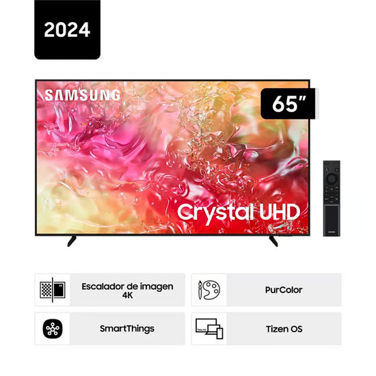 Televisor Samsung 65 Pulg Crystal Smart TV Tizen UHD 4K UN65DU7000GXPE ...